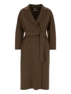 Max Mara Wool Esturia Coat - Brown