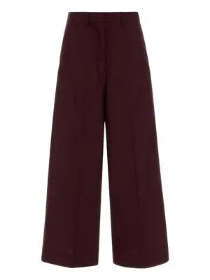 Max Mara Epoca Wide-leg Pant - Red