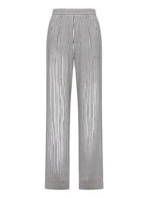 TOM FORD Striped Silk Trousers - Multicolor