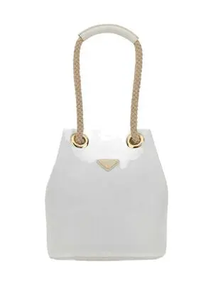 Prada Re-nylon Mariner Bucket Bag - White