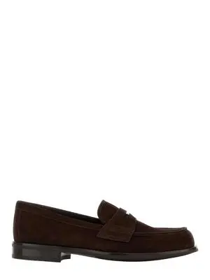 Prada Suede Loafers - Brown