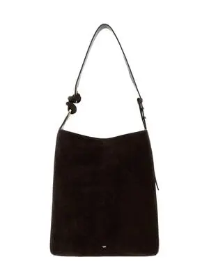 ANYA HINDMARCH Suede Ringo Bucket Bag - Brown