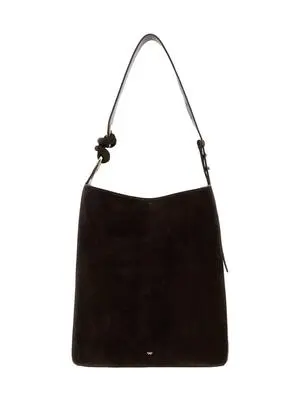 ANYA HINDMARCH Suede Ringo Bucket Bag - Brown