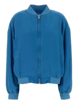 Versace Light-poplin Jacket - Blue