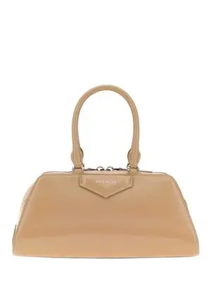 Givenchy Beige Leather Small Antigona East-west Handbag - Brown