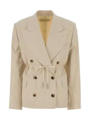 Dries Van Noten Embroidered Cotton Blend Blazer - Multicolor