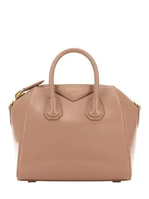 Givenchy Leather Mini Antigona Handbag - Pink