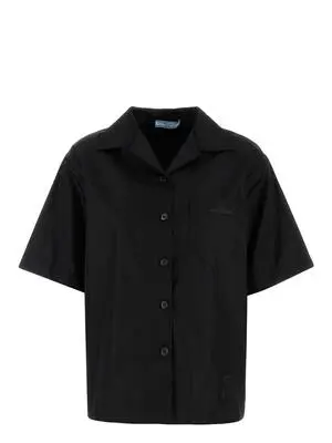 Prada Re-nylon Short Sleeve Shirt - Black