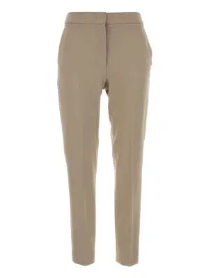 Max Mara Max Mara Stretch Viscose Blend Pegno Pant Brown