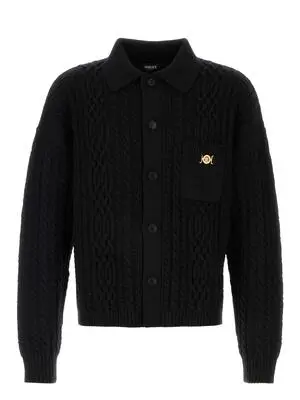Versace Cardigan Wool - Black