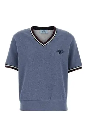 Prada Cotton T-shirt - Blue