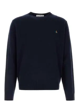 VIVIENNE WESTWOOD VIVIENNE WESTWOOD Wool Blend Alex Sweater Blue