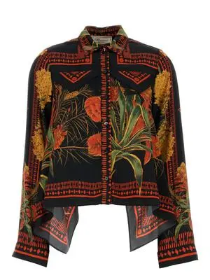 Blumarine Printed Twill Shirt - Multicolor