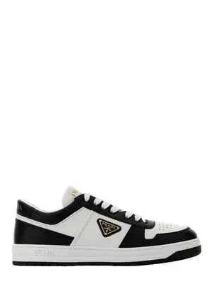 Prada Two-tone Leather Downtown Sneakers - Multicolor