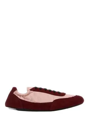Prada Two-tone Re-nylon And Suede Collapse Sneakers - Multicolor
