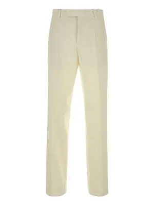 Versace Ivory Wool Blend Pant - White