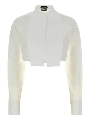 TOM FORD Poplin Shirt - Ivory