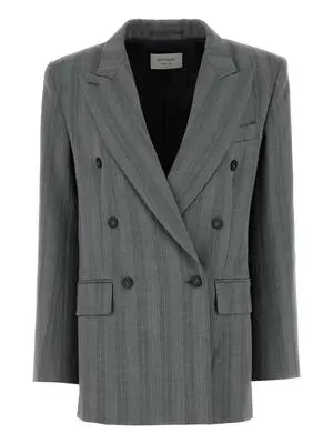 Sportmax Embroidered Stretch Wool Blend Blazer - Multicolor