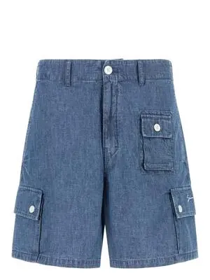 Givenchy Denim Bermuda Shorts - Blue