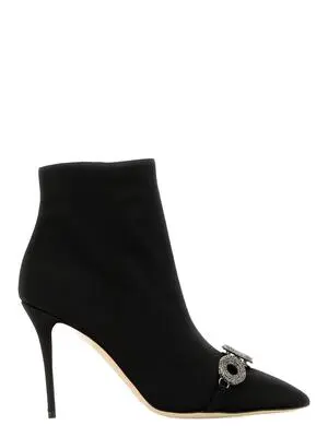 Manolo Blahnik Embellished Ankle Boot - Multicolor