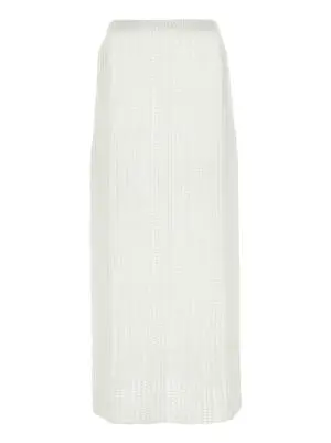 FERRAGAMO Cotton Skirt - White