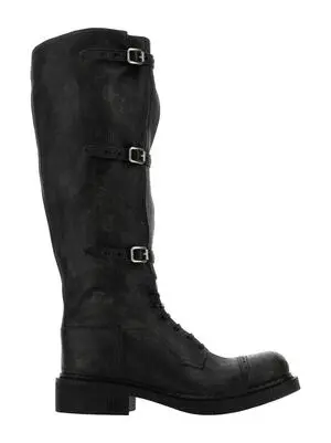 Miu Miu MIU MIU Leather Boots Black