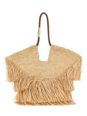 Zimmermann Raffia Golden Time Shopping Bag - Brown