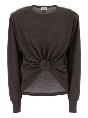 Magda Butrym Magda Butrym Women Brown Wool Sweater Brown