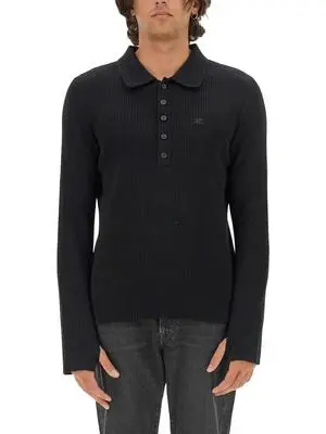 COURREGES Courreges Men Polo With Logo