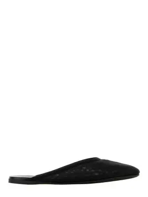 Miu Miu Mesh Slippers - Black