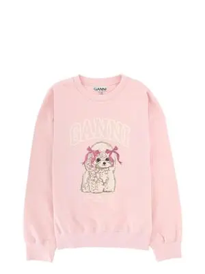 GANNI Ganni Women Poodle Sweatshirt Pink