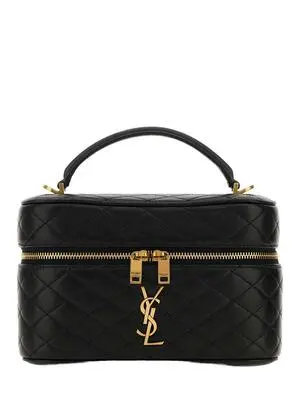 Saint Laurent Nappa Leather Vanity Gaby Handbag - Black