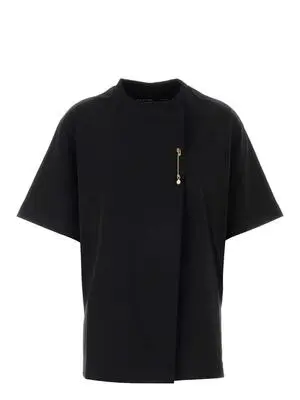 Carven Cotton Oversize T-shirt - Black