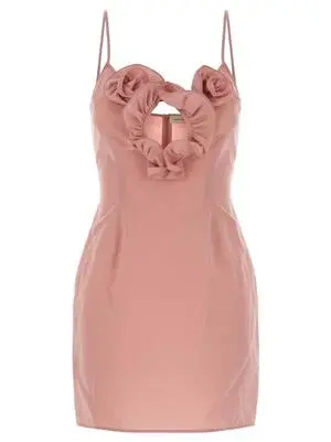 Magda Butrym Cotton Blend Mini Dress - Pink