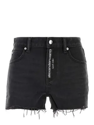 Alexander Wang Denim Shorts - Black