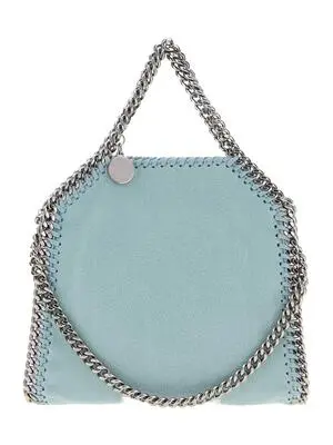 Stella McCartney STELLA MCCARTNEY Light Shaggy Deer Micro Falabella Crossbody Bag Blue