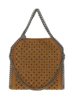 Stella McCartney Alter Suede Falabella Handbag - Brown