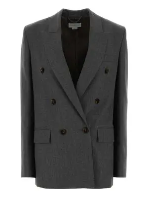 Stella McCartney Grey Flannel Blazer - Gray