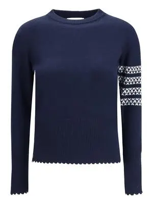 Thom Browne Holiday Hector Sweater - Blue