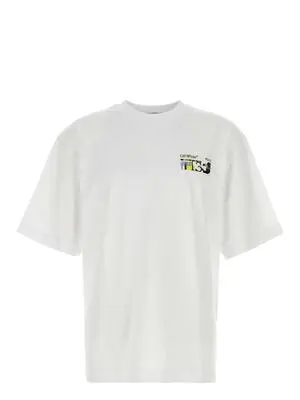 Off-White Cotton T-shirt - White