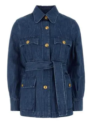 Valentino Garavani Denim Blazer - Blue