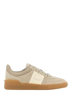 Valentino Garavani Cappuccino Suede Upvillage Sneakers - Brown