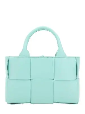 Bottega Veneta Light- Leather Candy Arco Handbag - Blue