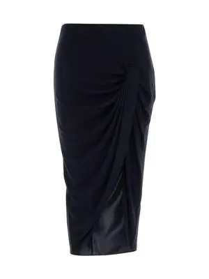 Stella McCartney Viscose Skirt - Blue