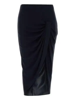 Stella McCartney Viscose Skirt - Blue