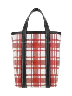 Balenciaga Printed Leather Small Barbes Shopping Bag - Multicolor