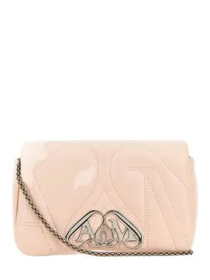 Alexander McQueen Leather Mini Seal Clutch - Pink