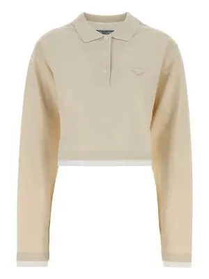 Prada Piquet Polo Shirt - Brown