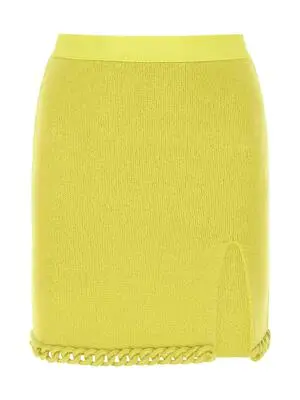 Bottega Veneta Wool Mini Skirt - Green