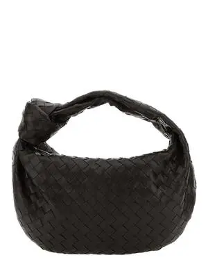 Bottega Veneta Dark Leather Teen Jodie Handbag - Brown